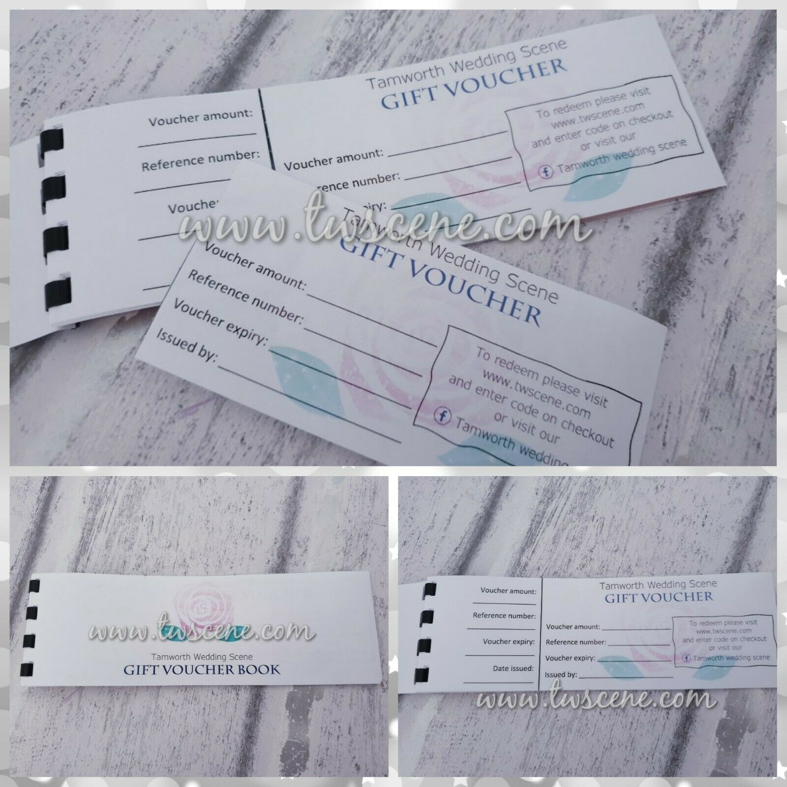 Business Gift Voucher Booklet Promotional tool logo personalised